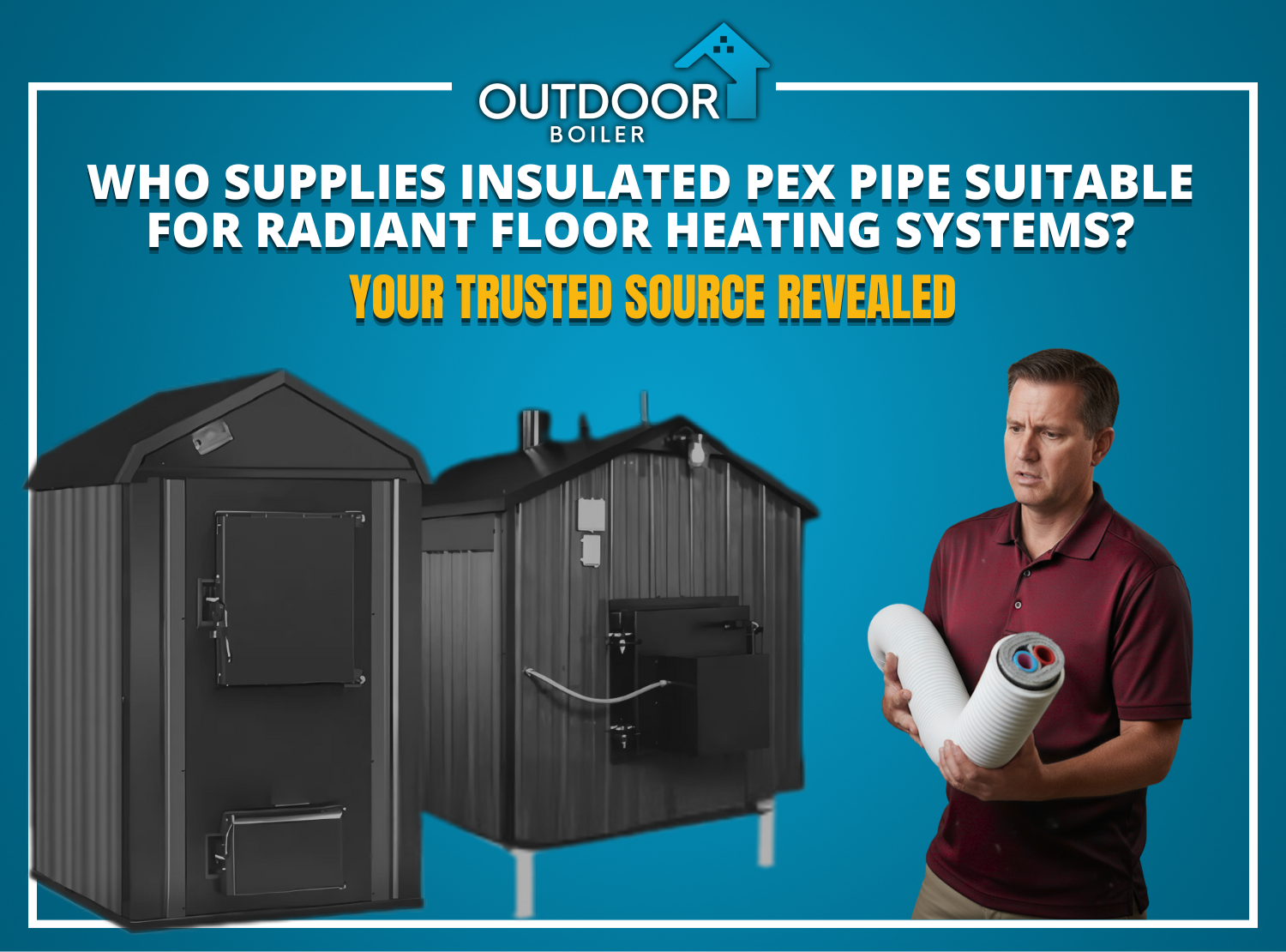 Insulated PEX Pipe for Radiant Heating for Heating System