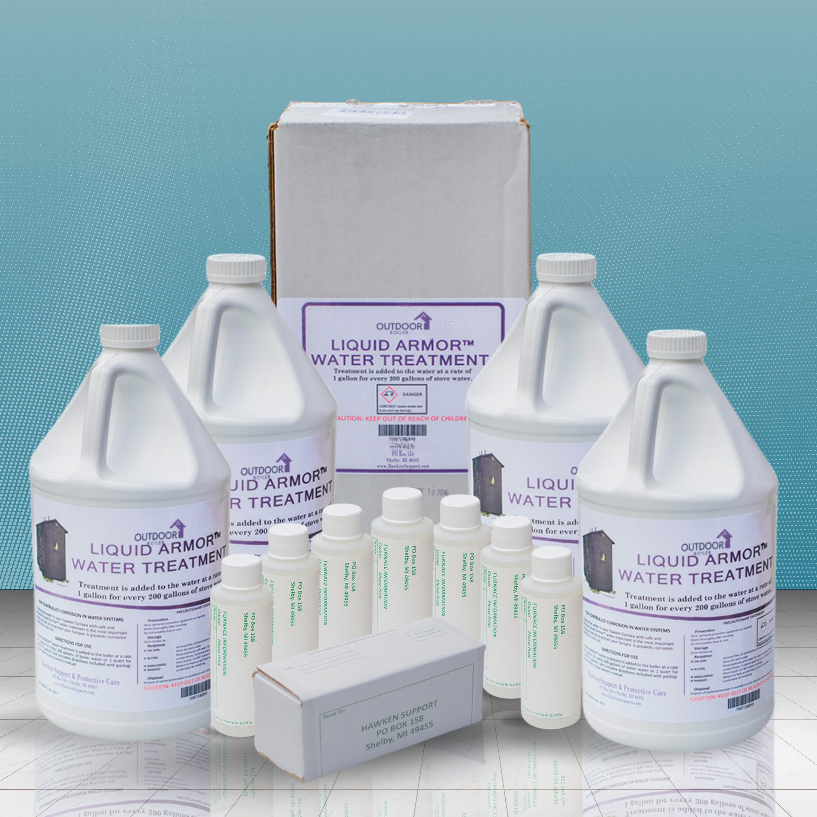 Outdoor Boiler Water Treatment – Liquid Armor & Test Kits